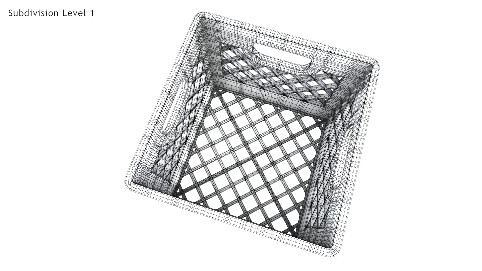 Red Milk Crate 3D - TurboSquid 1667667