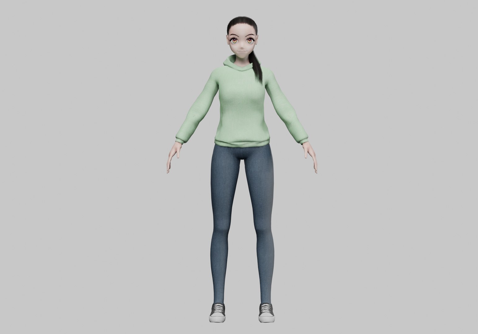 Basic Classic Girl V24884 3D Model - TurboSquid 2270612