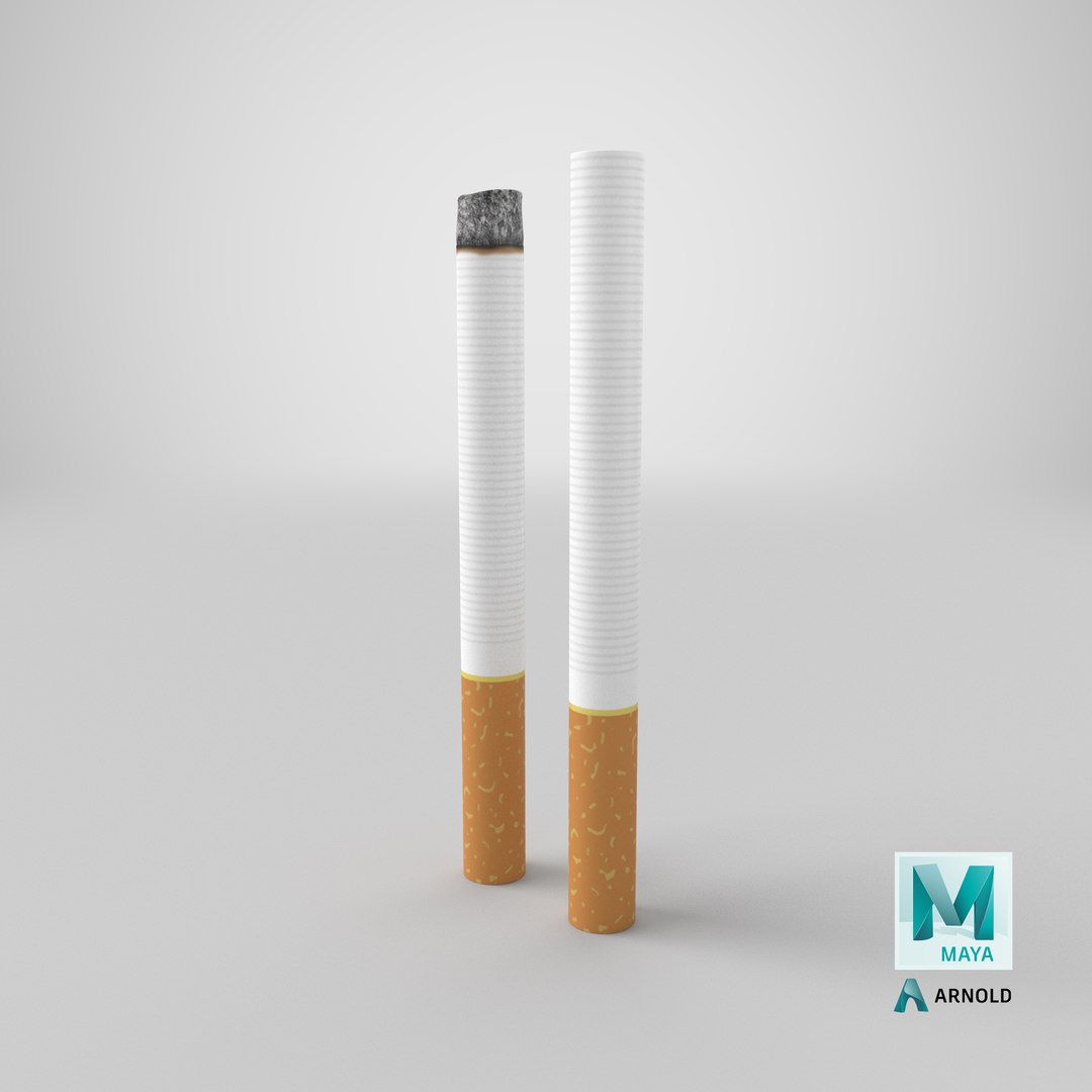 3D New And Used Cigarette Set model - TurboSquid 2012799