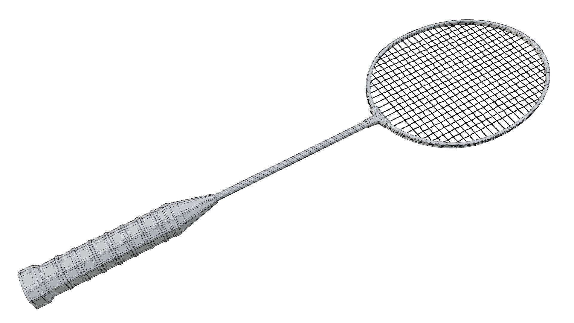 3D Badminton Racquet - TurboSquid 2043082