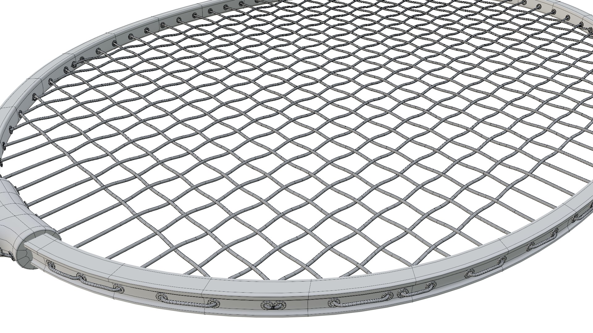 3D Badminton Racquet - TurboSquid 2043082