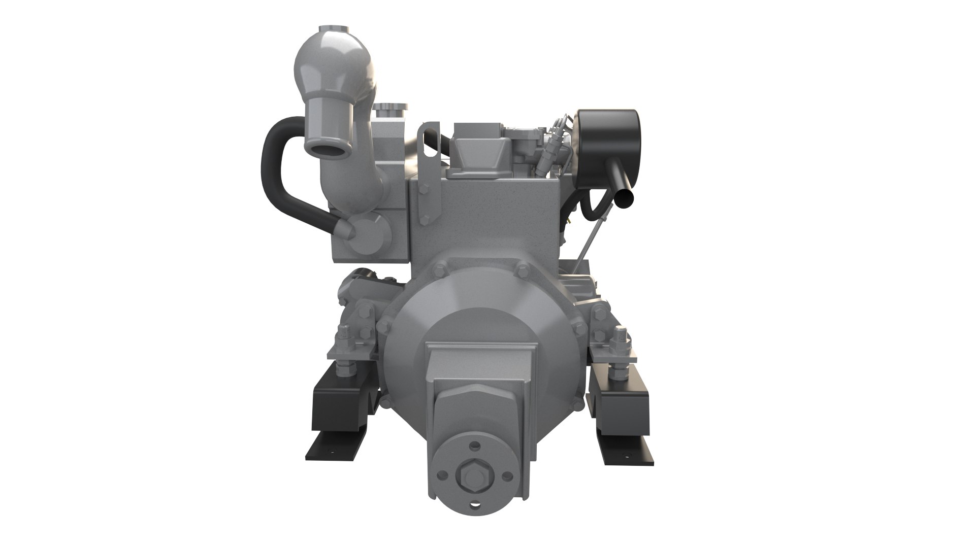 Yanmar Marine Diesel Engine 3D Model - TurboSquid 1582943