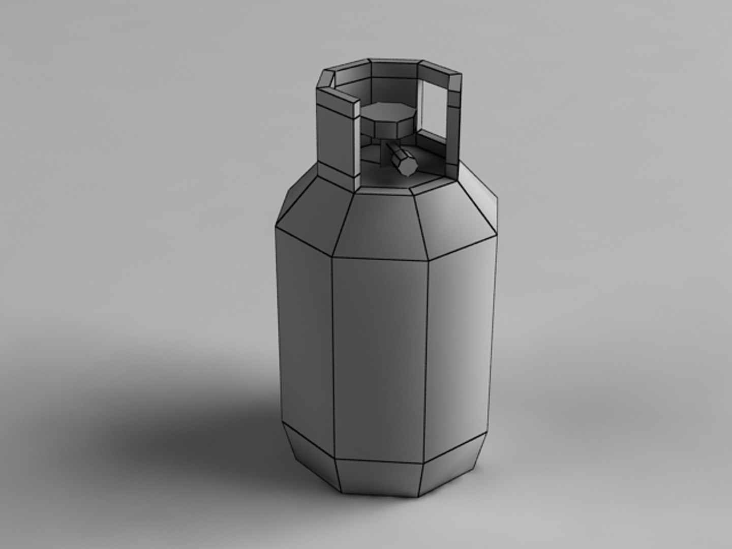 3d Model Propane Tank