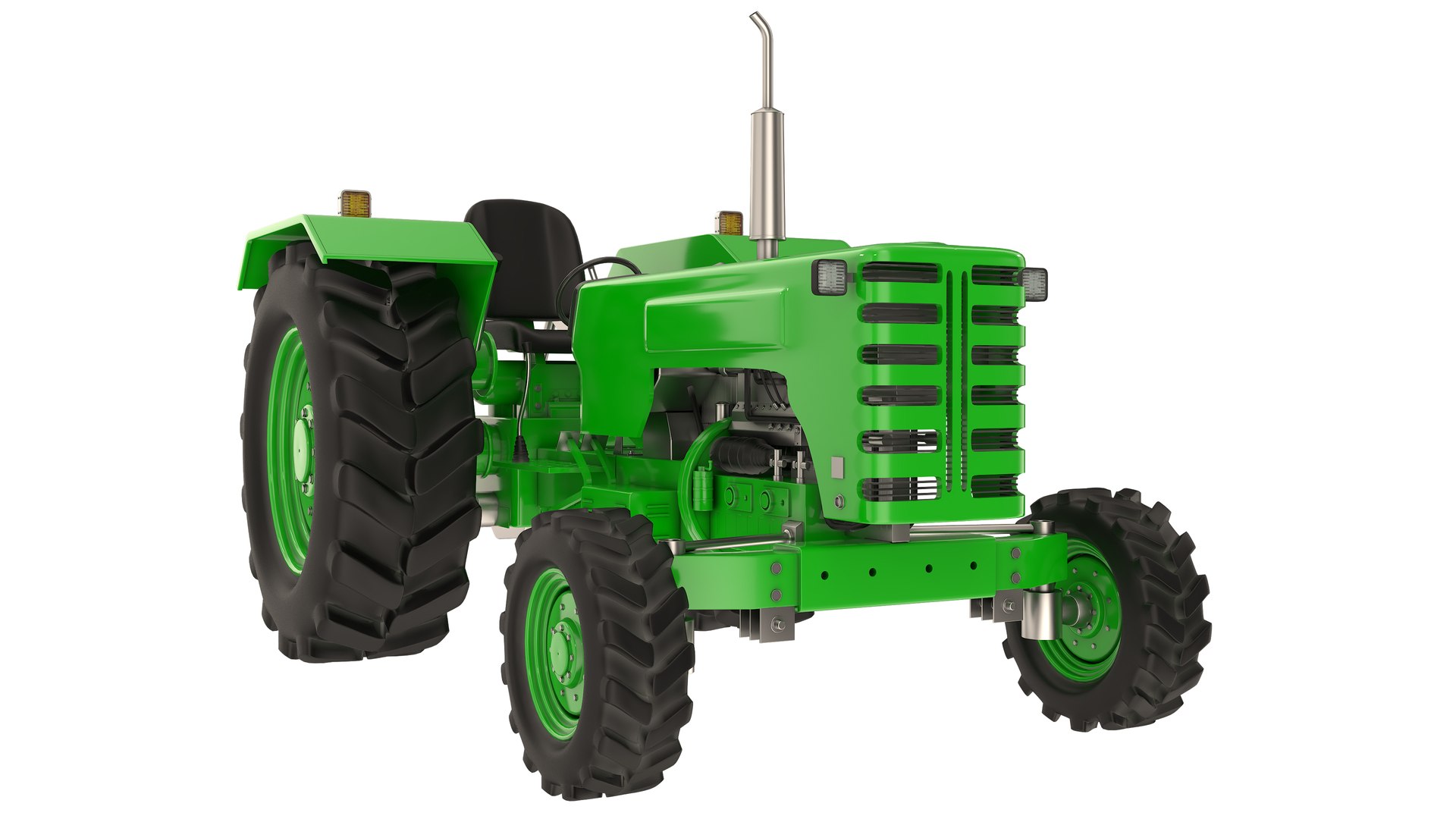 3D Old Tractor - TurboSquid 2279977