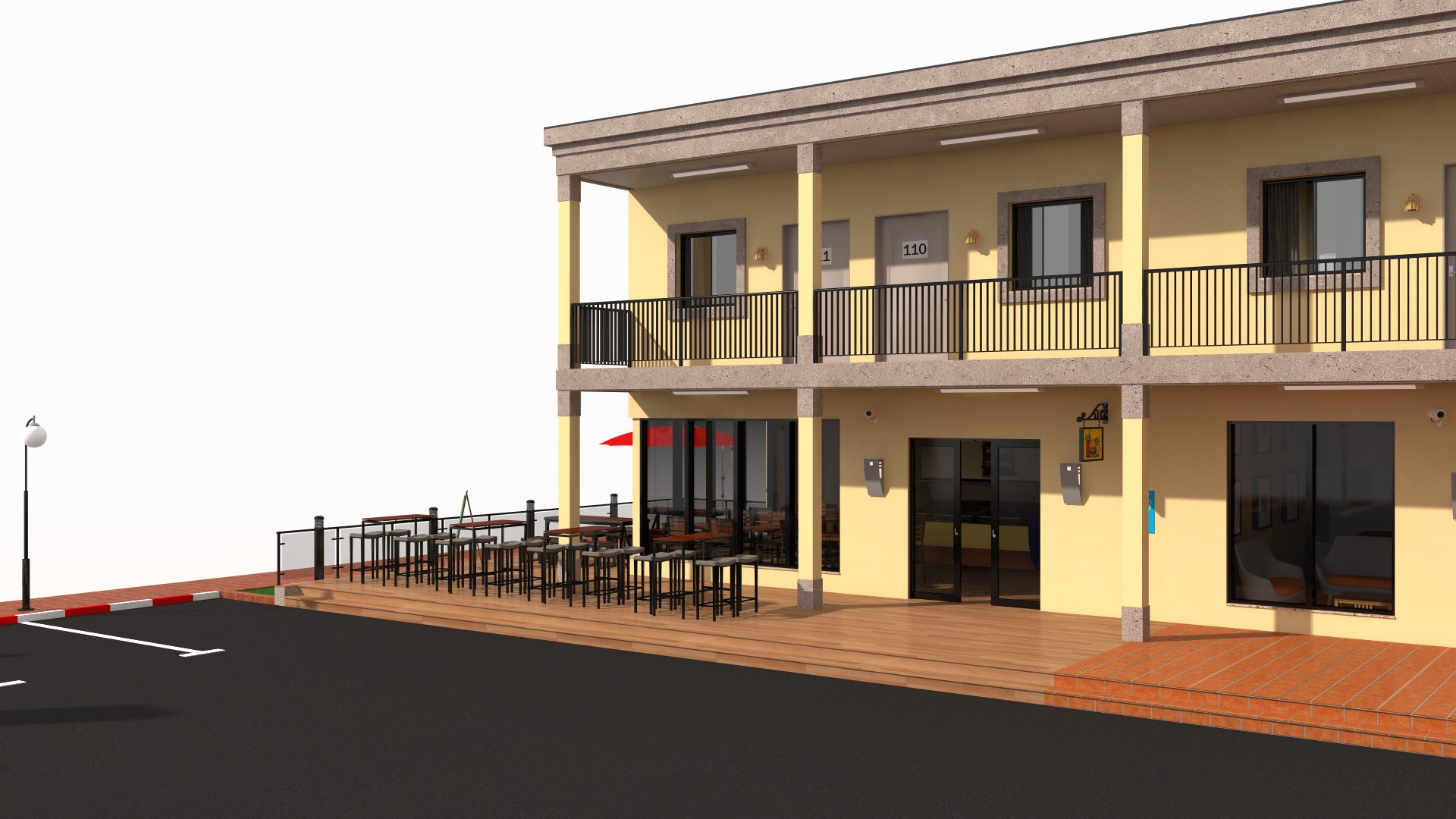 Motel 3D - TurboSquid 1784672