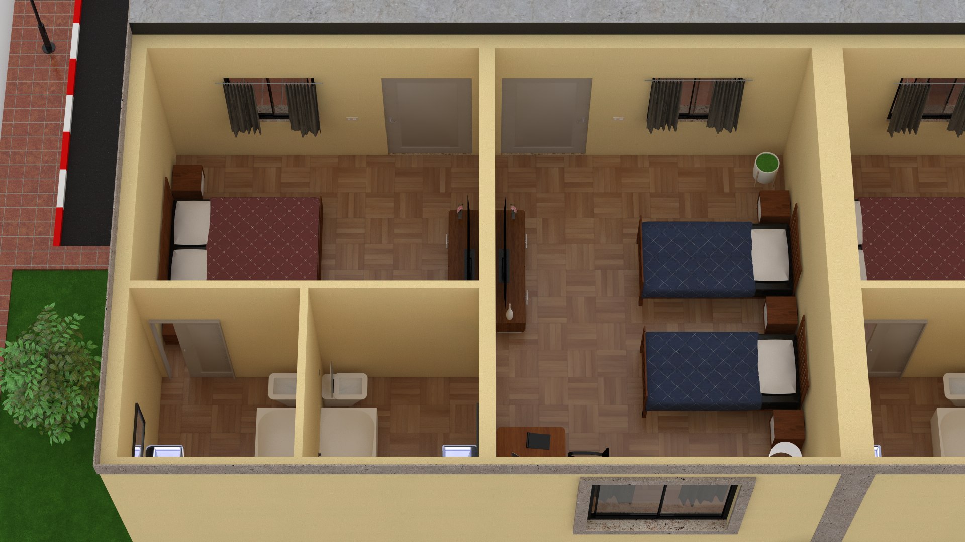Motel 3D - TurboSquid 1784672