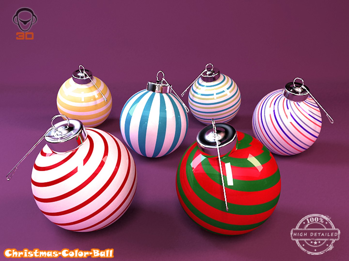 3d renders colors model