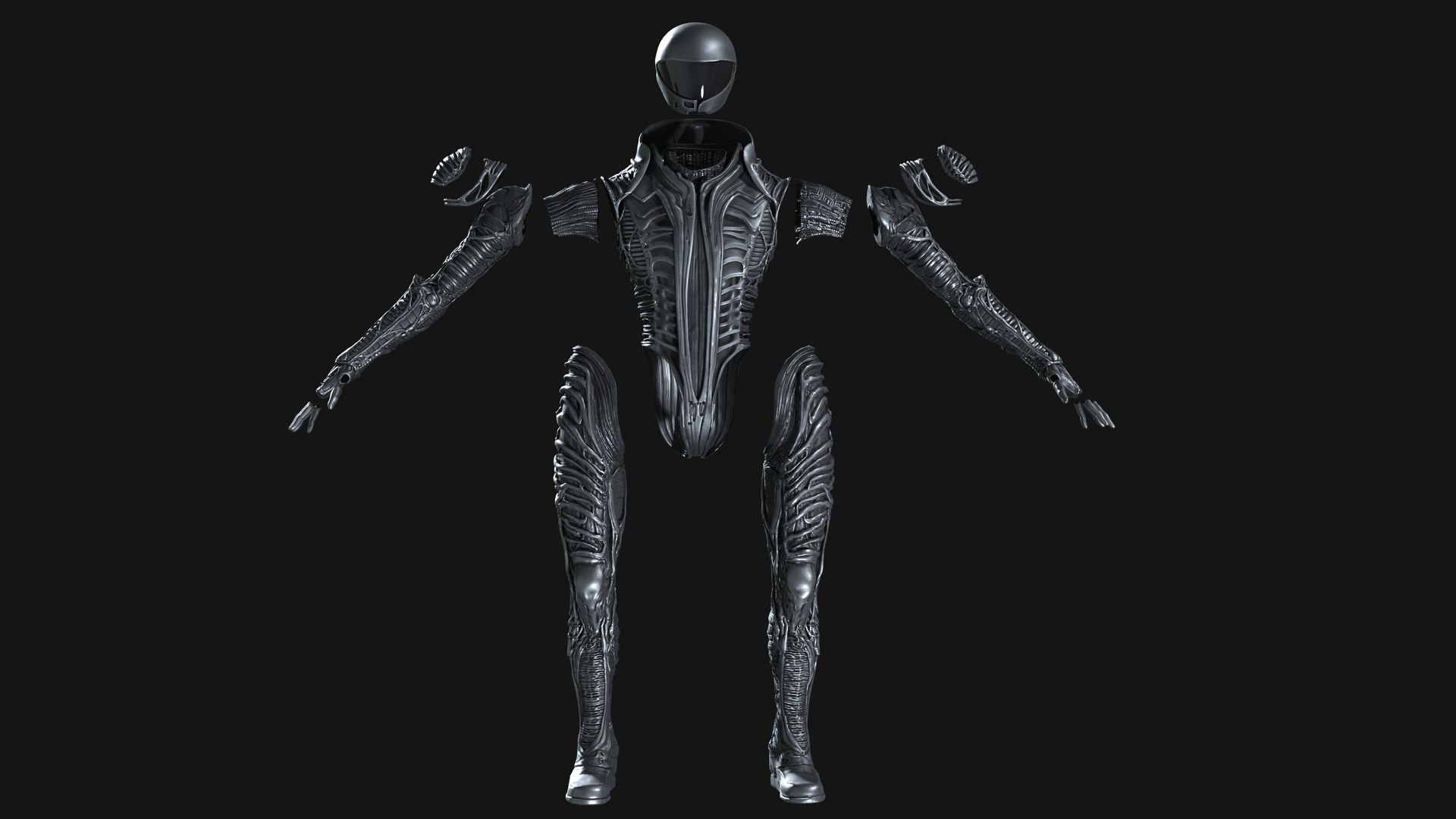 3D Biomechanical Suit - TurboSquid 2182234