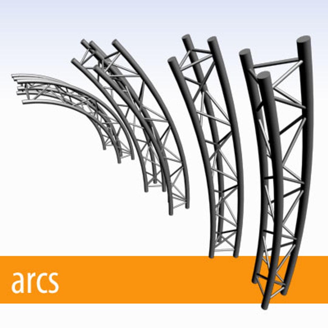3ds Max Stage Structure 3 Pipes