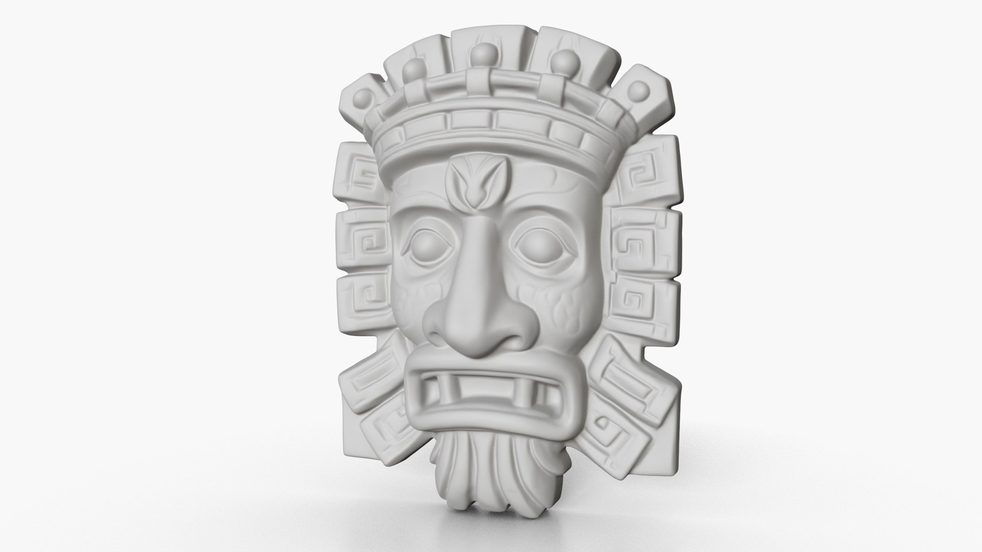 3D Mayan Mask Relief 3 - TurboSquid 2287798