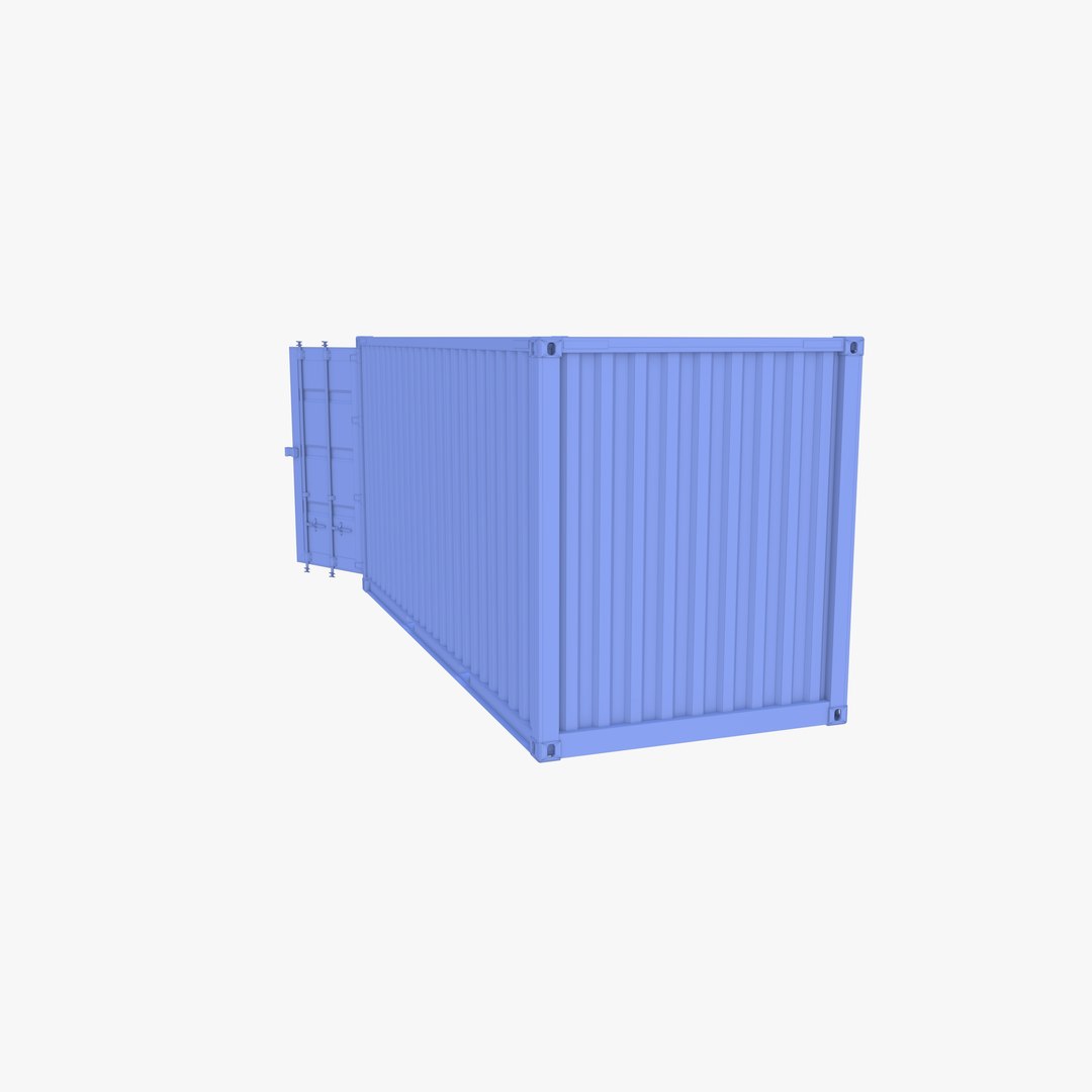 20ft Shipping Container High Cube 3D Model - TurboSquid 1933689