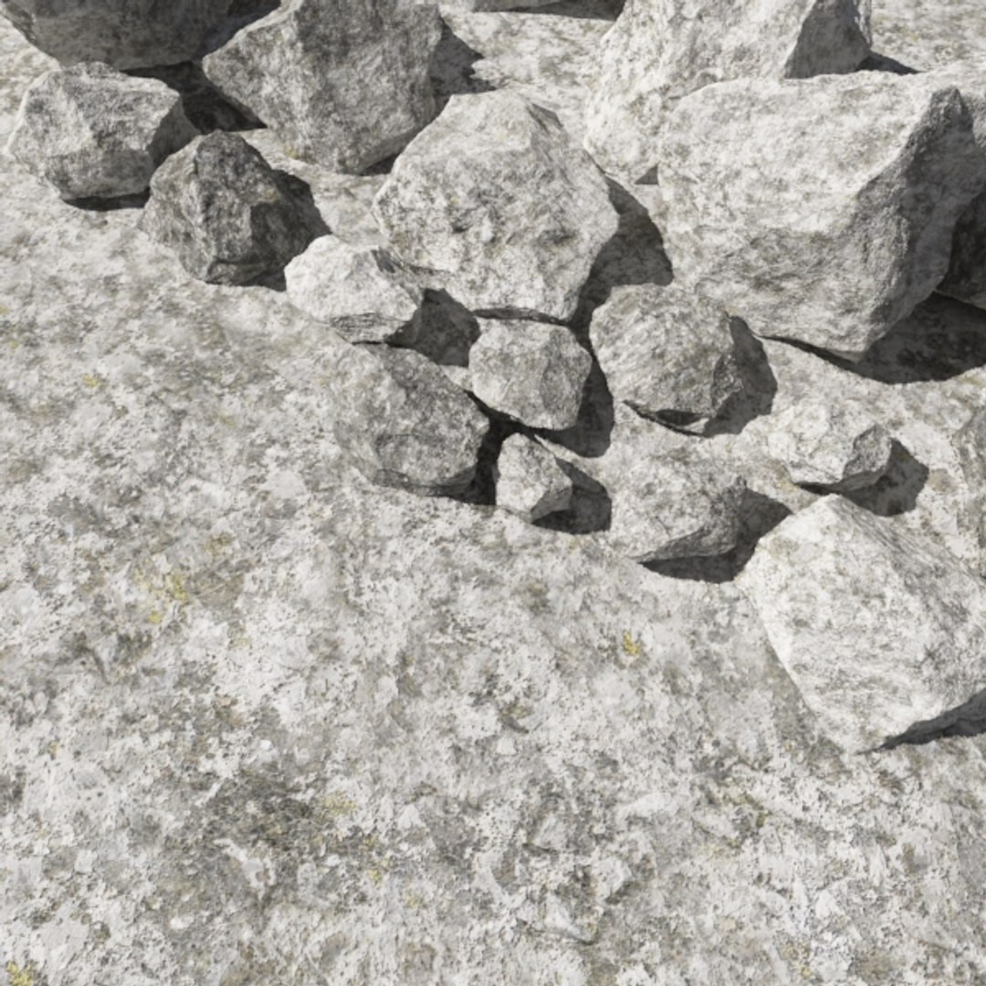3d Jagged Rocks Stones - Model