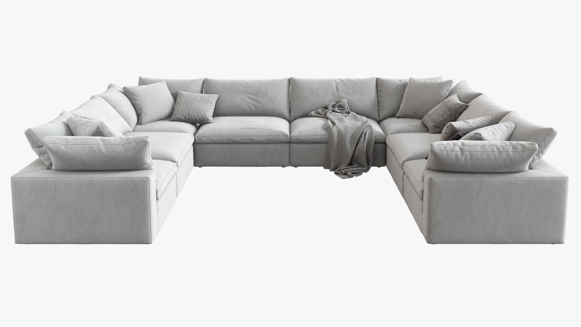 Restoration Hardware Cloud Modular Model - TurboSquid 1336892