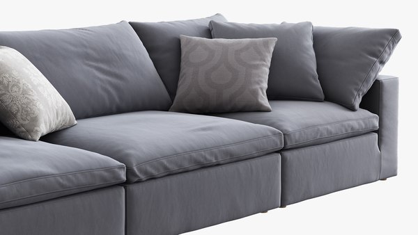 Restoration hardware cloud modular model - TurboSquid 1336892