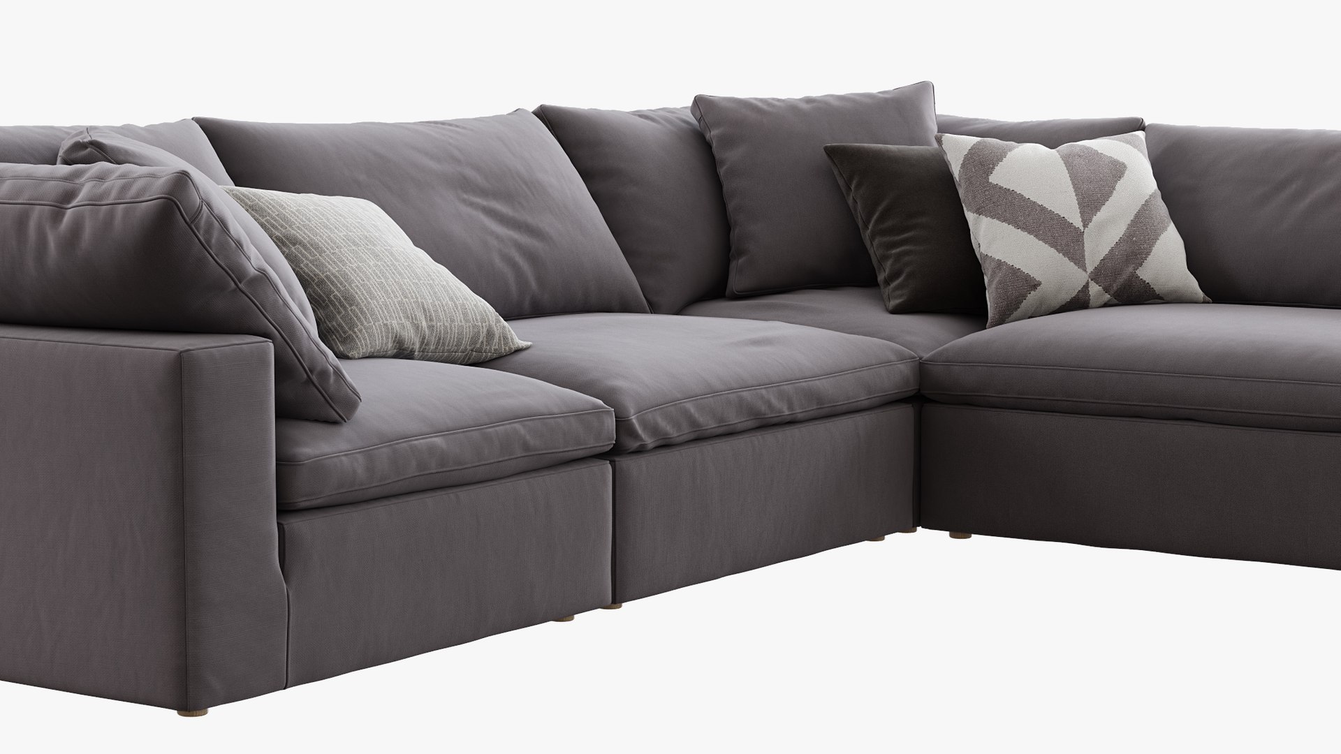 Restoration Hardware Cloud Modular Model - TurboSquid 1336892