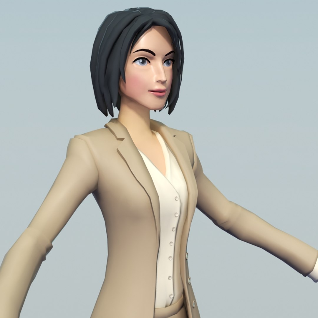 3d Business Woman