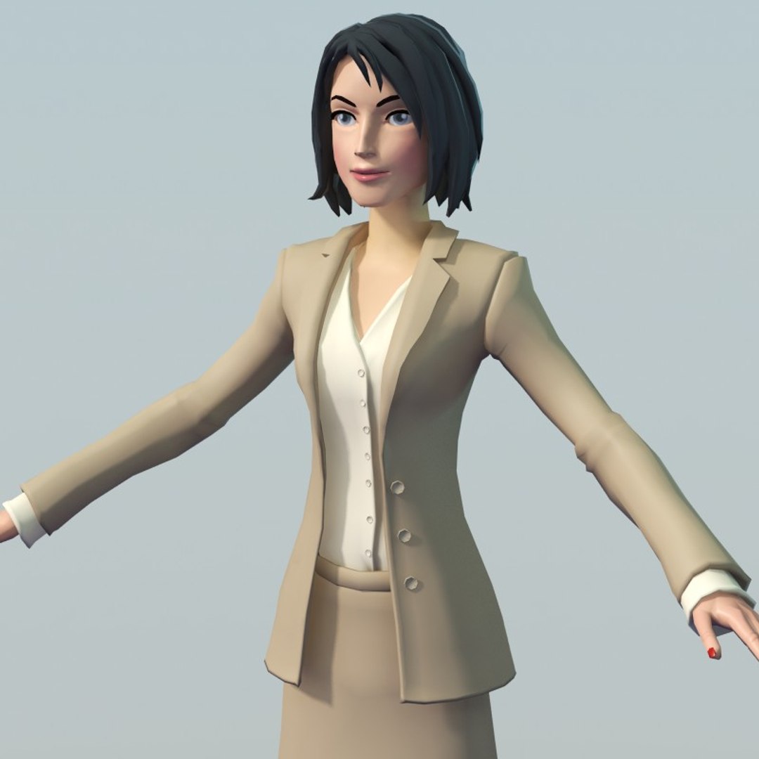 3d Business Woman