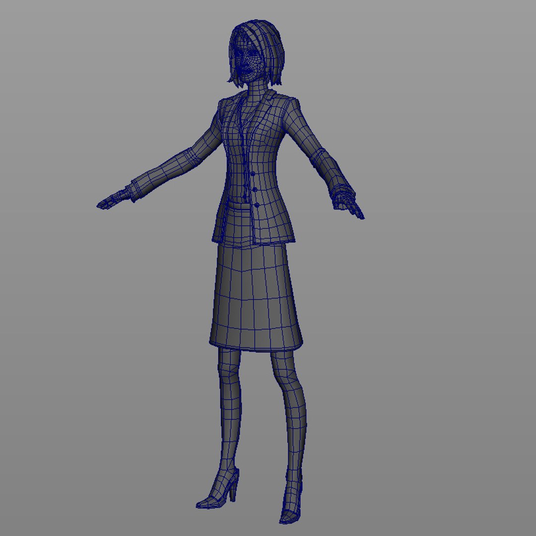 3d Business Woman
