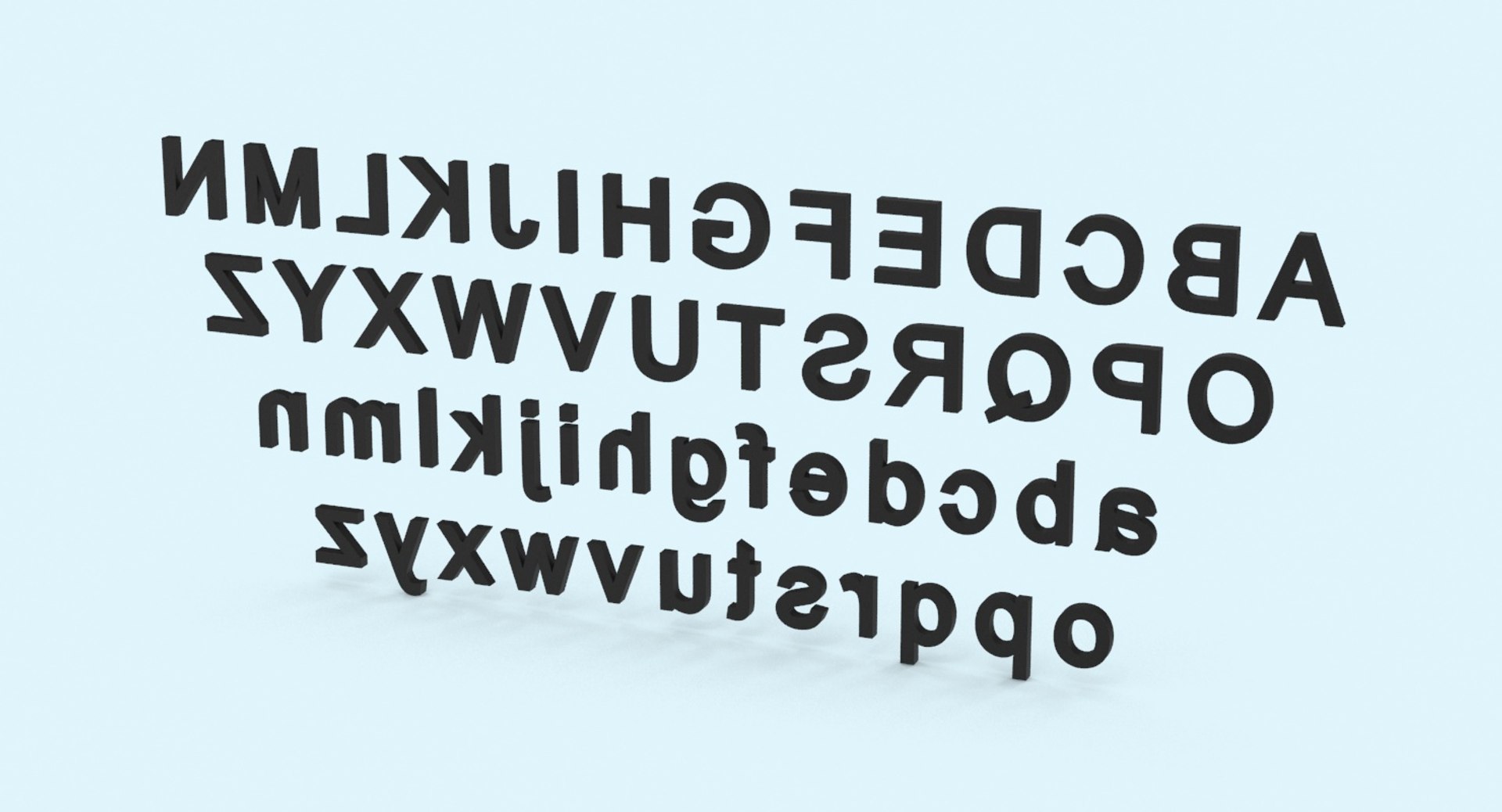 max arial alphabet letters