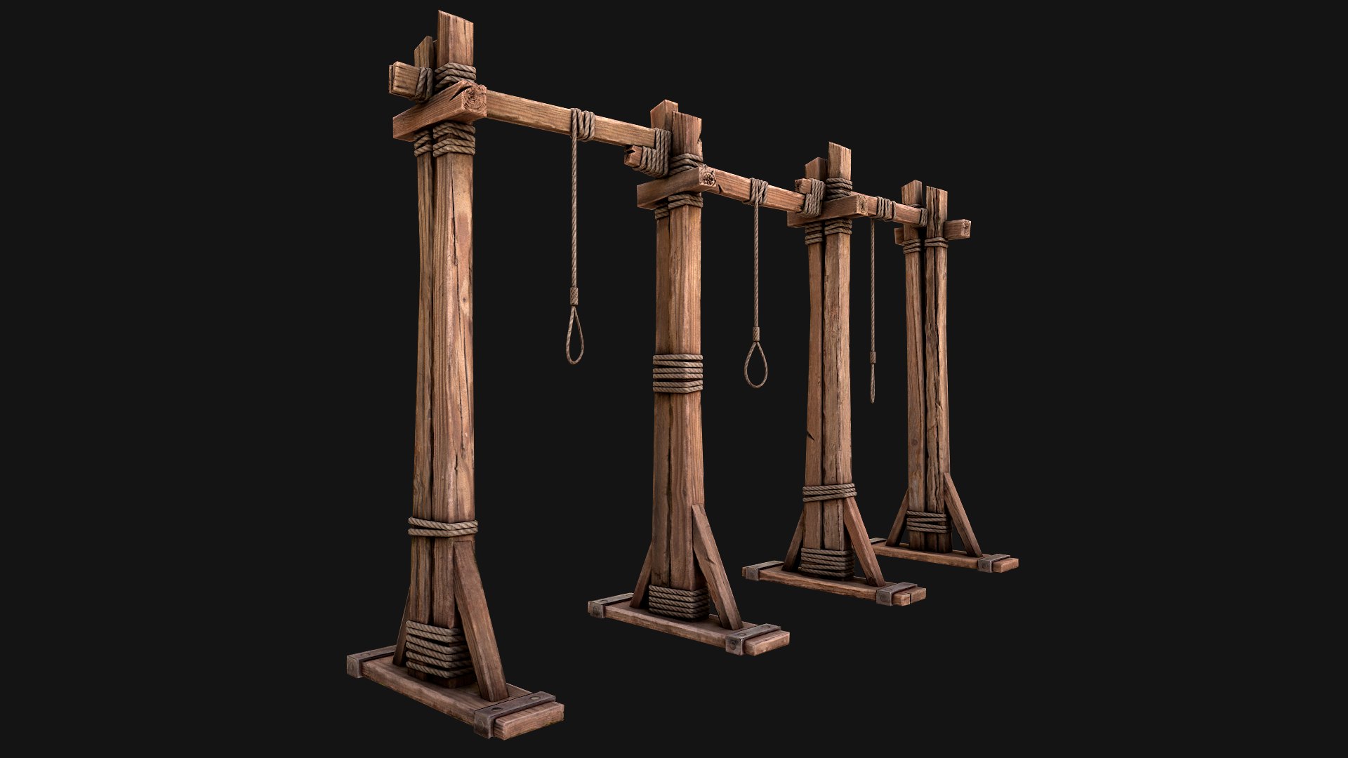 Medieval Gallows Torture3Dモデル - TurboSquid 1992050