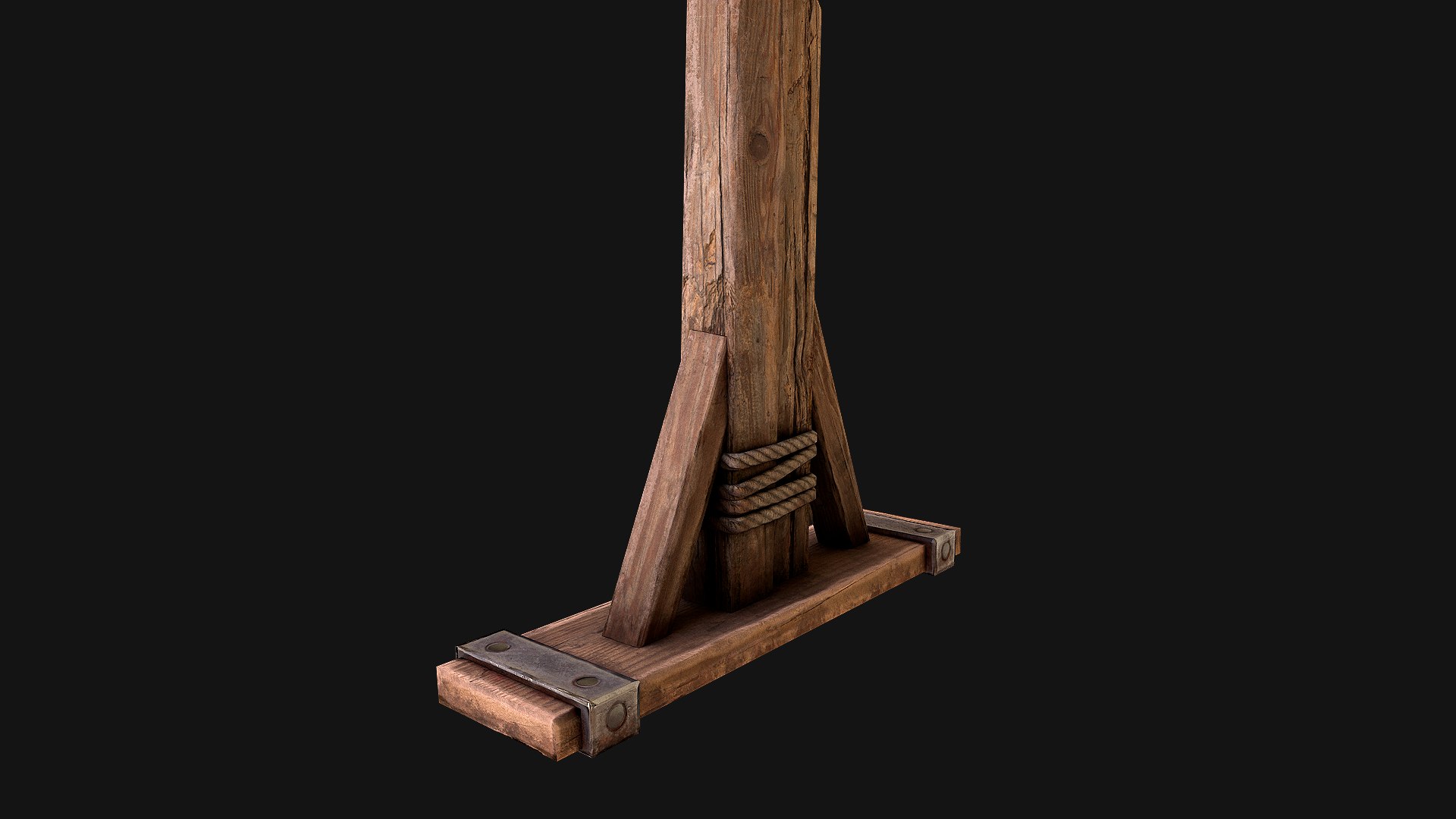 3D Medieval Gallows Torture model - TurboSquid 1992050