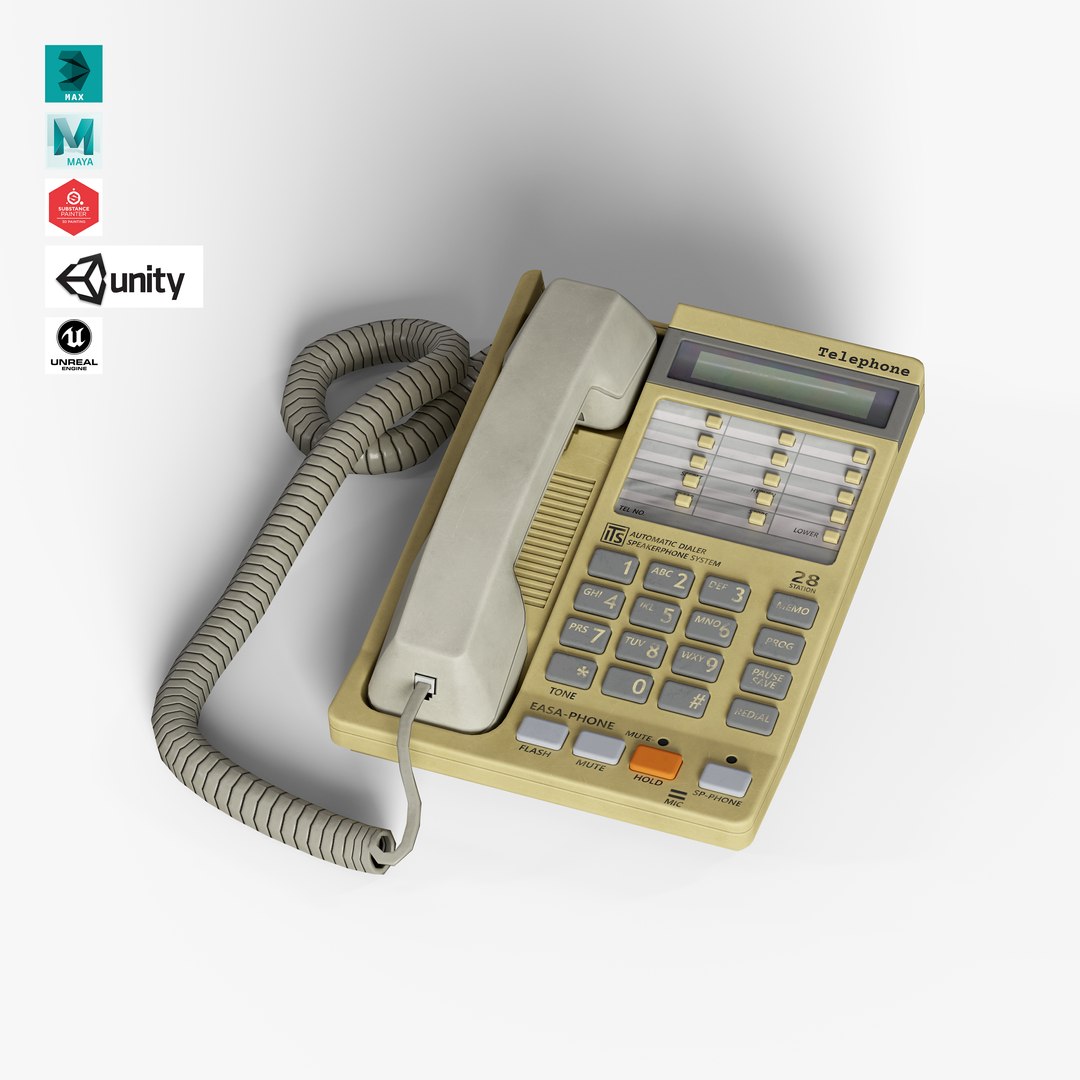 Telephone 3D Model - TurboSquid 2185925