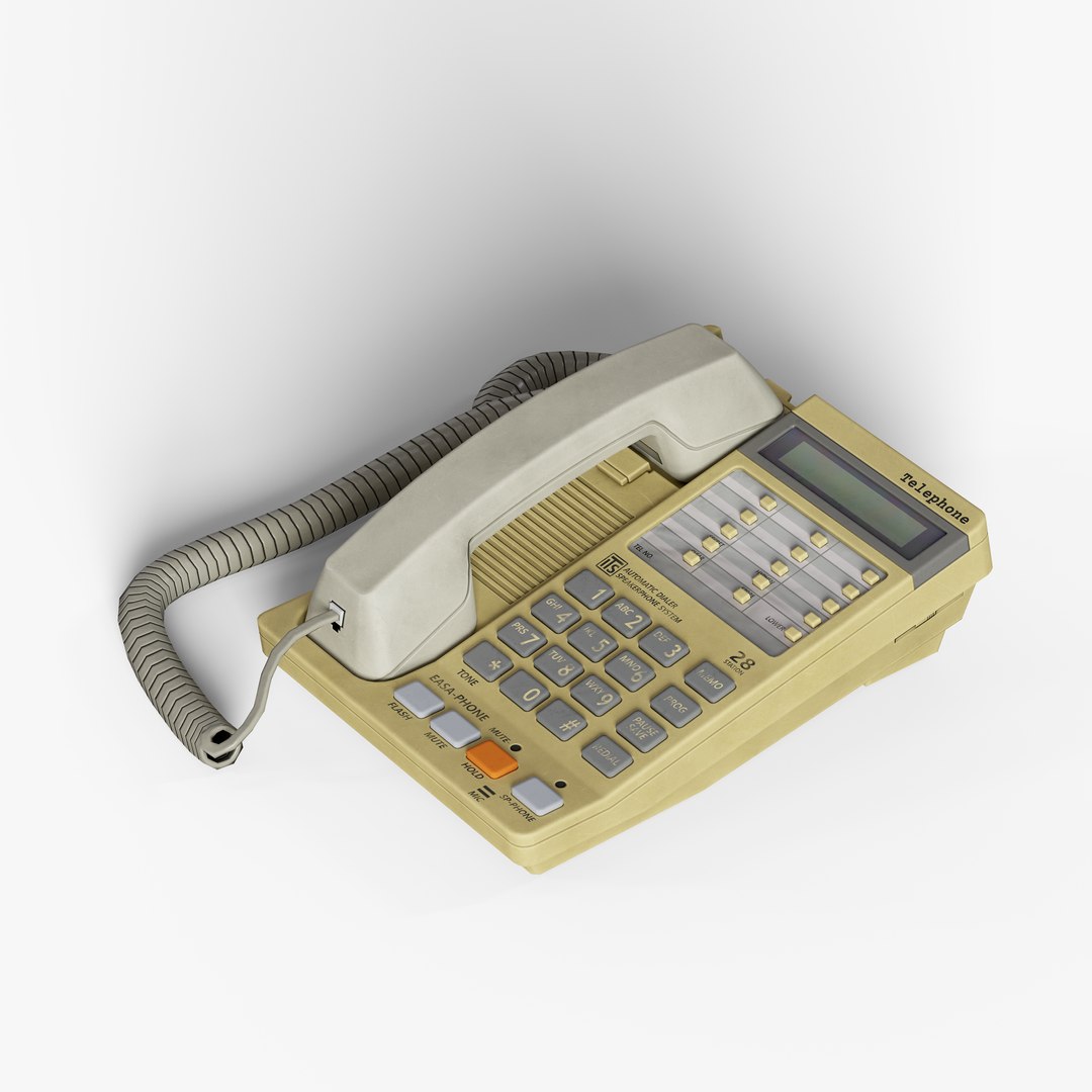 Telephone 3D Model - TurboSquid 2185925
