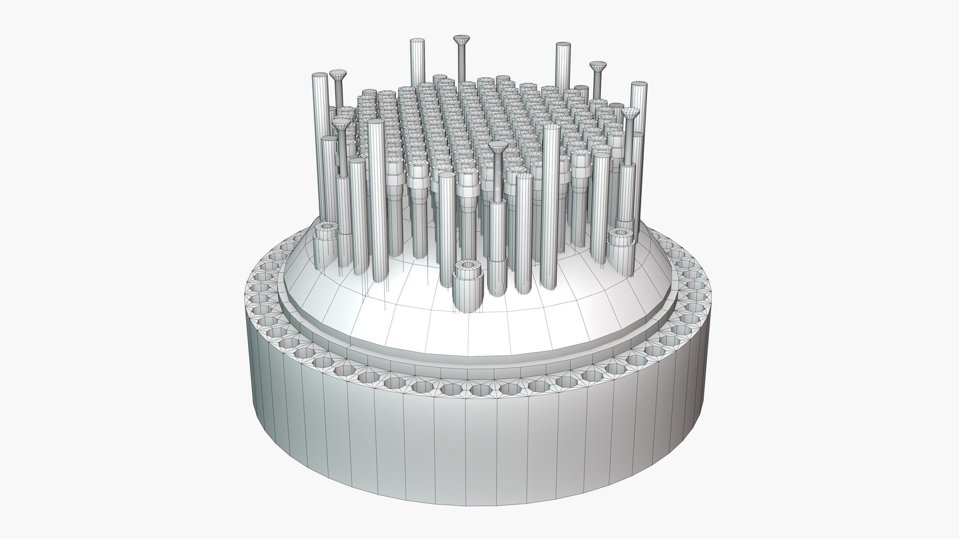 Nuclear Reactor Cover For NPP 3D - TurboSquid 2035500