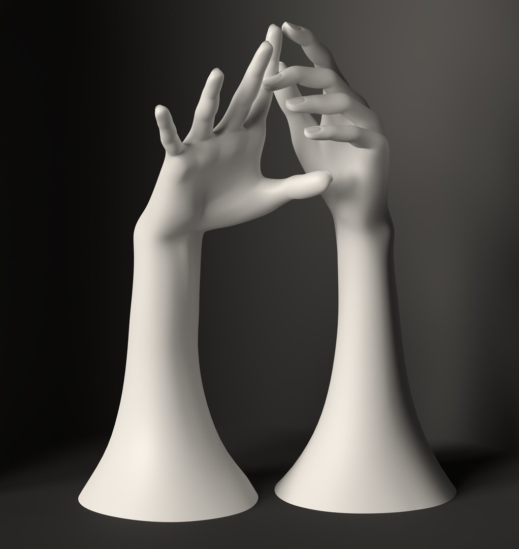 3D Female Hands Pose Realistic 3D Print Model - TurboSquid 2282882