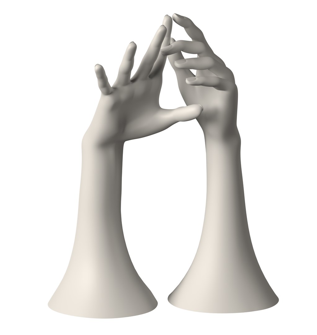 3D Female Hands Pose Realistic 3D Print Model - TurboSquid 2282882