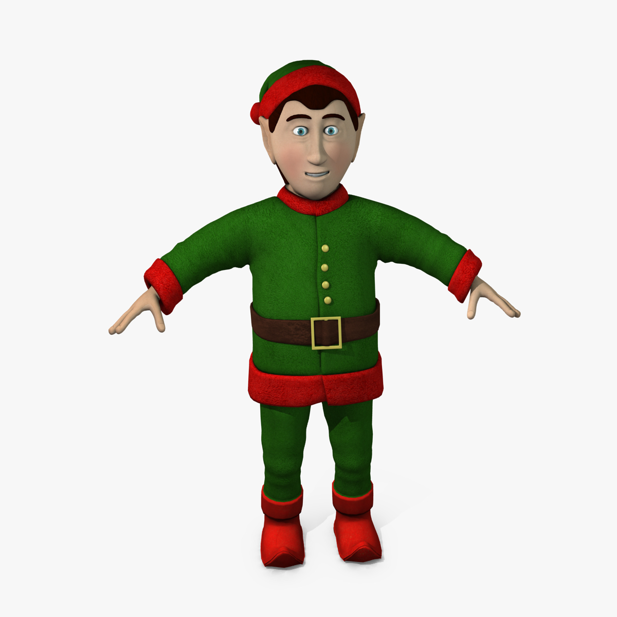 3d christmas elf