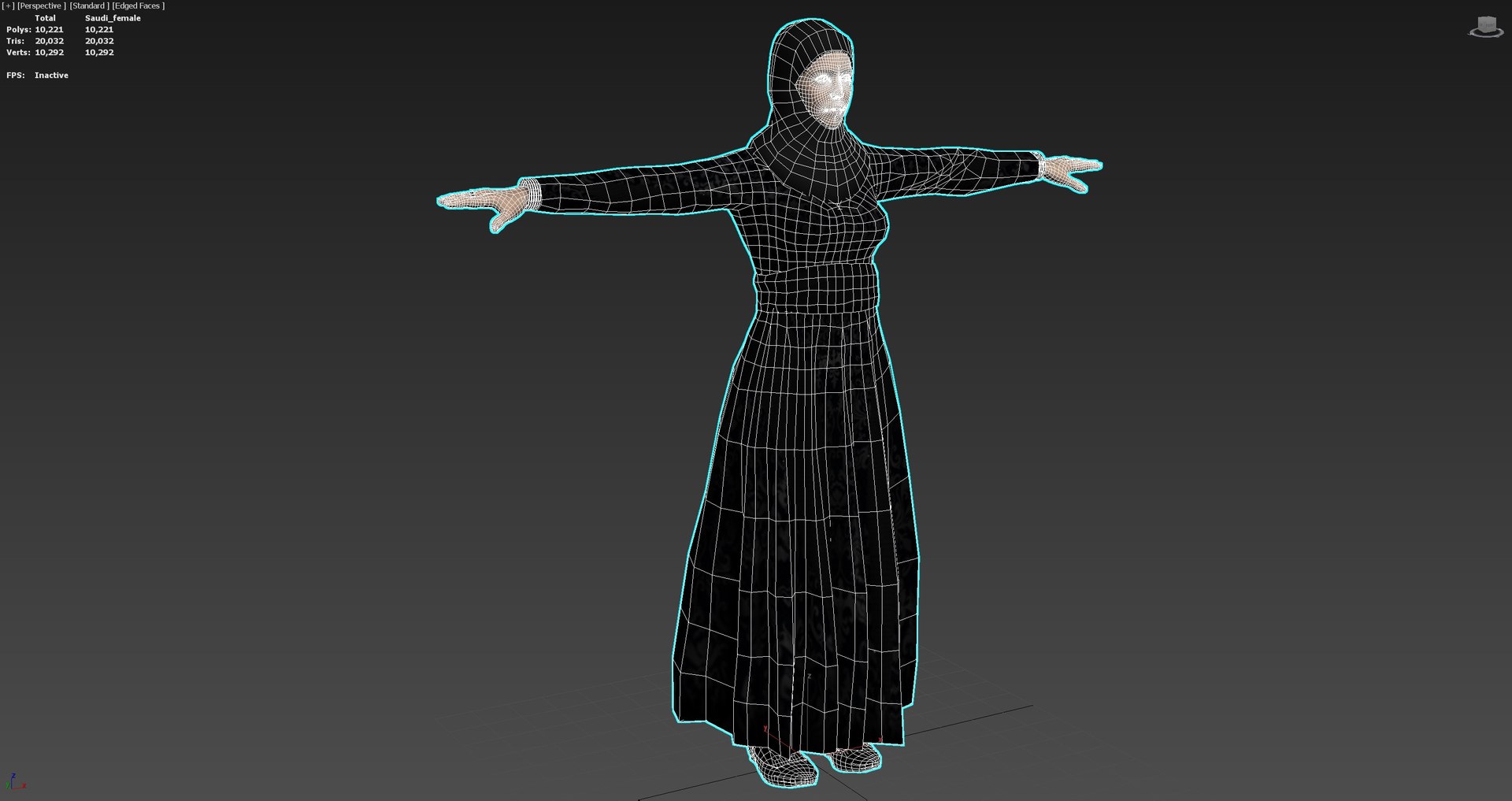 Arabic Female Rigged Game Ready 3D - TurboSquid 2300357