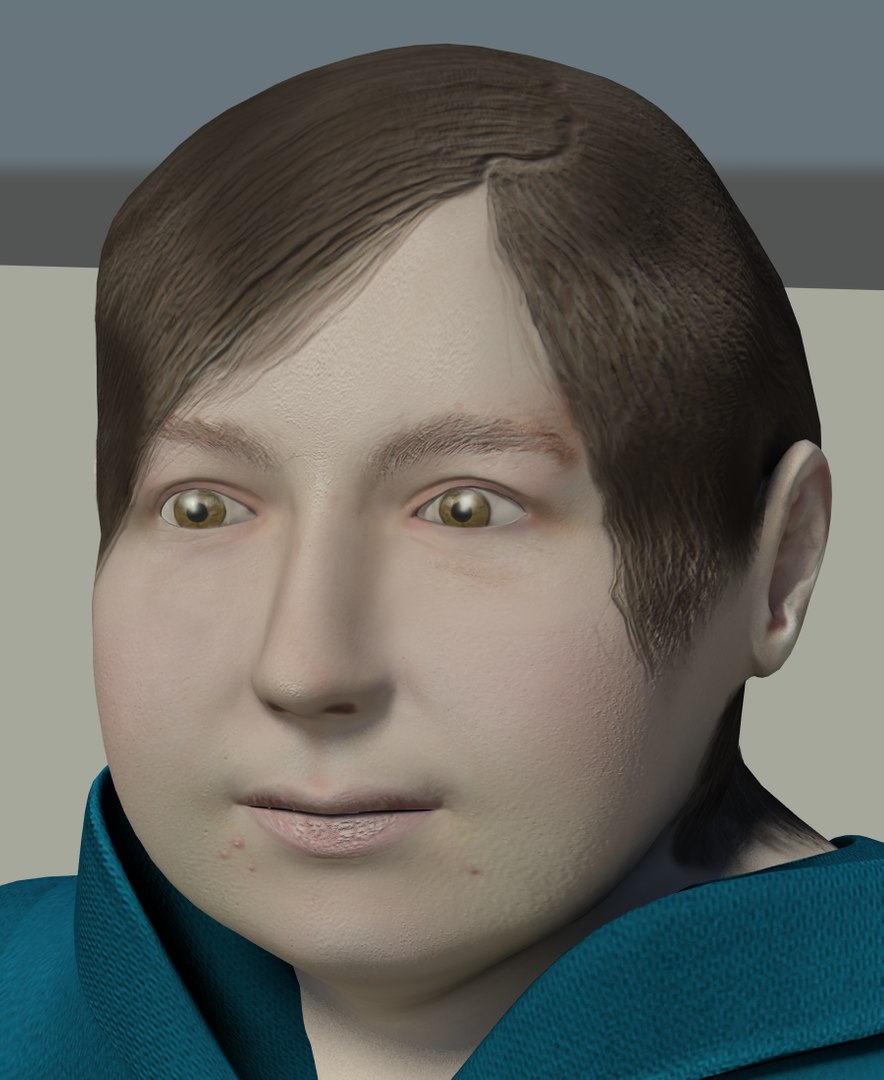 Fat Female Human 3ds