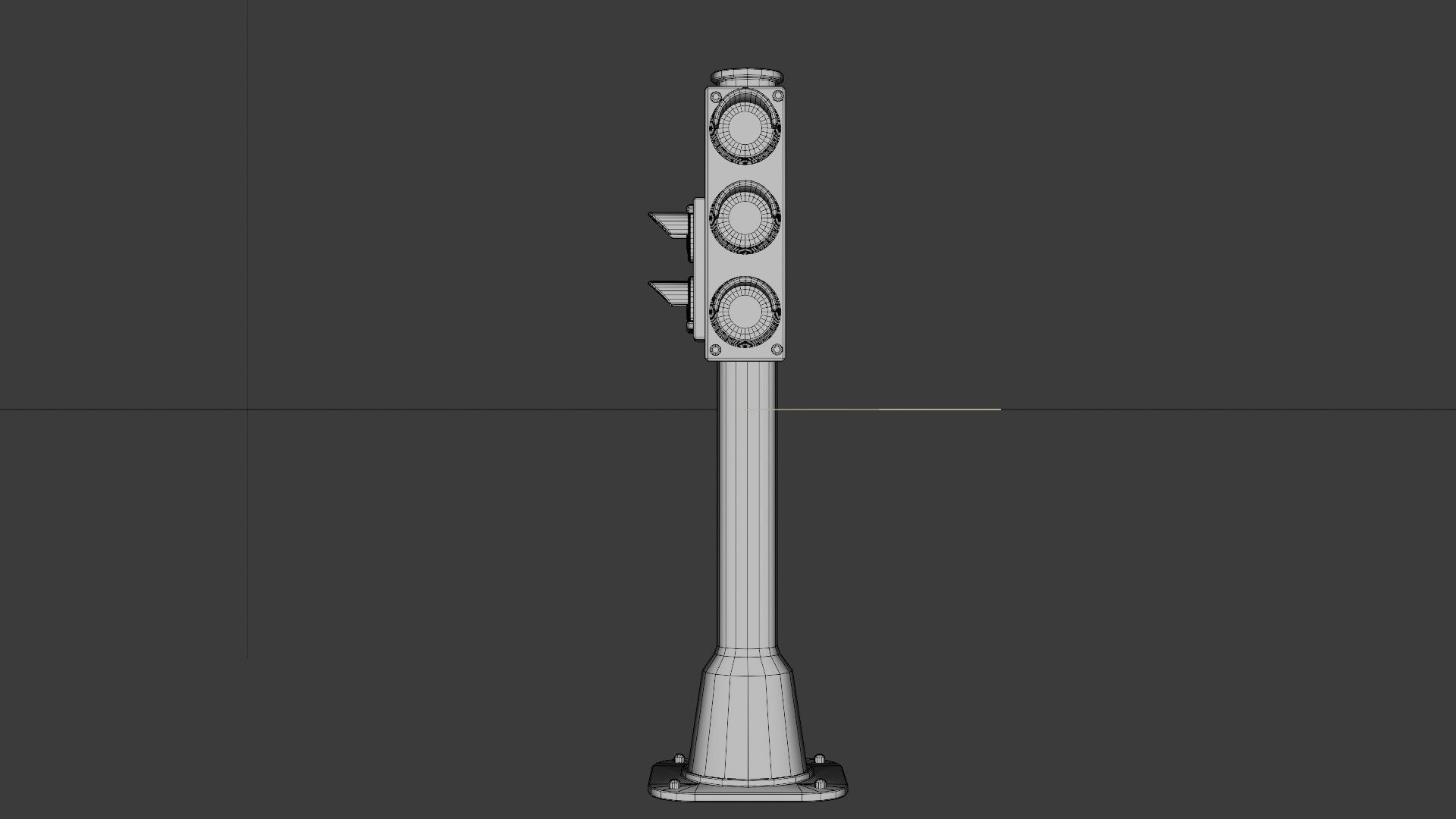 Traffic Light Low Poly Game Ready Asset 3D Model - TurboSquid 2360450