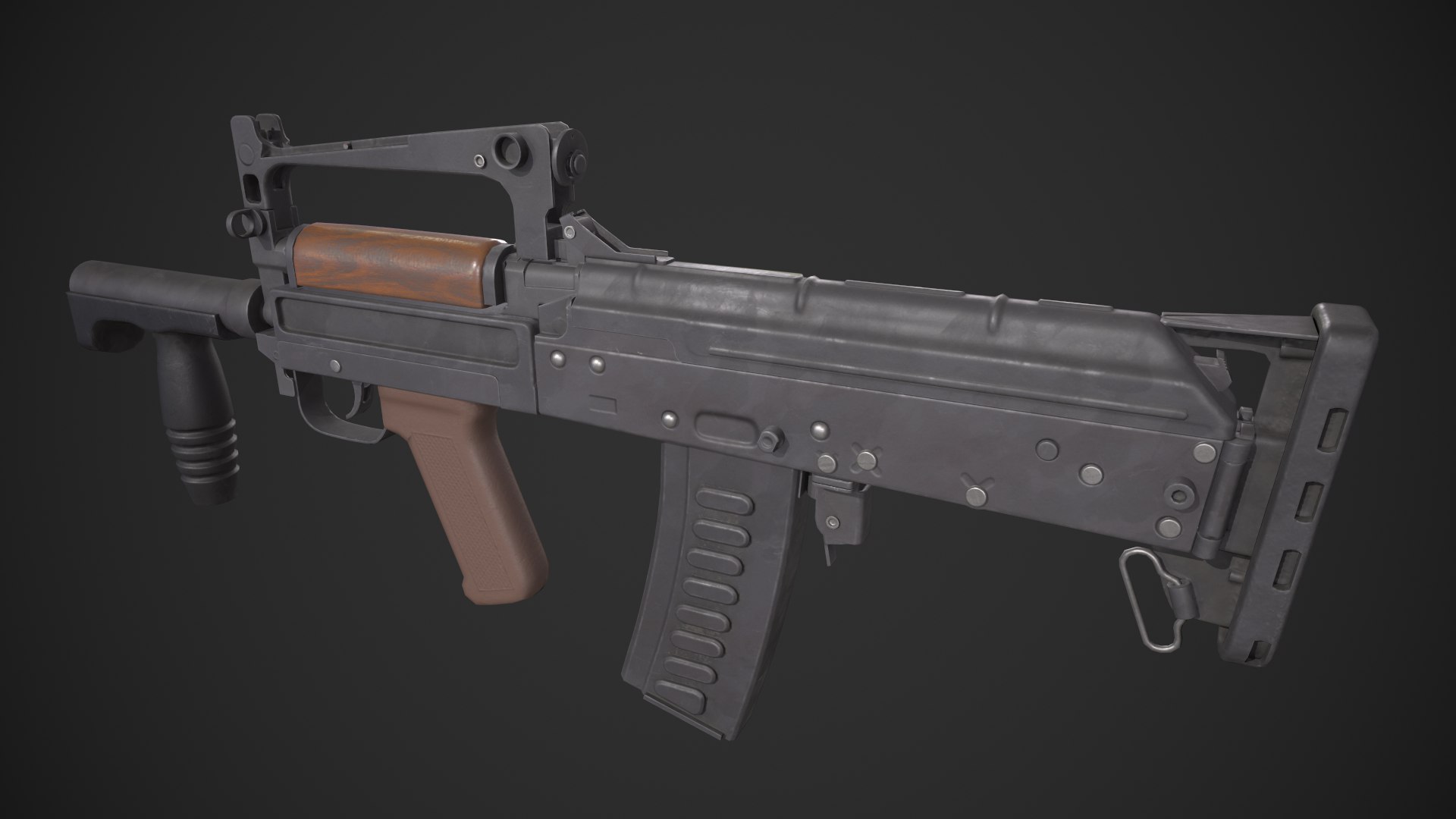 3D OTs-14 Groza - TurboSquid 2078183