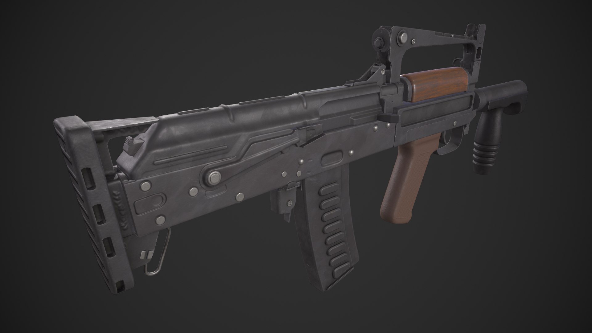 3D OTs-14 Groza - TurboSquid 2078183