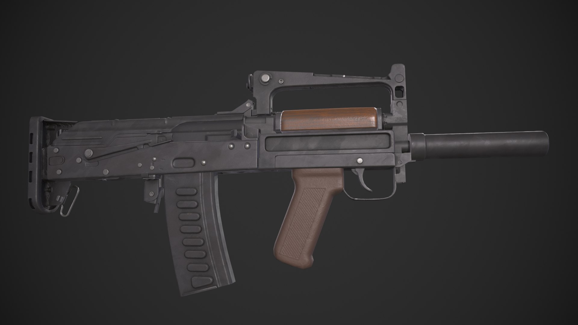 3D OTs-14 Groza - TurboSquid 2078183