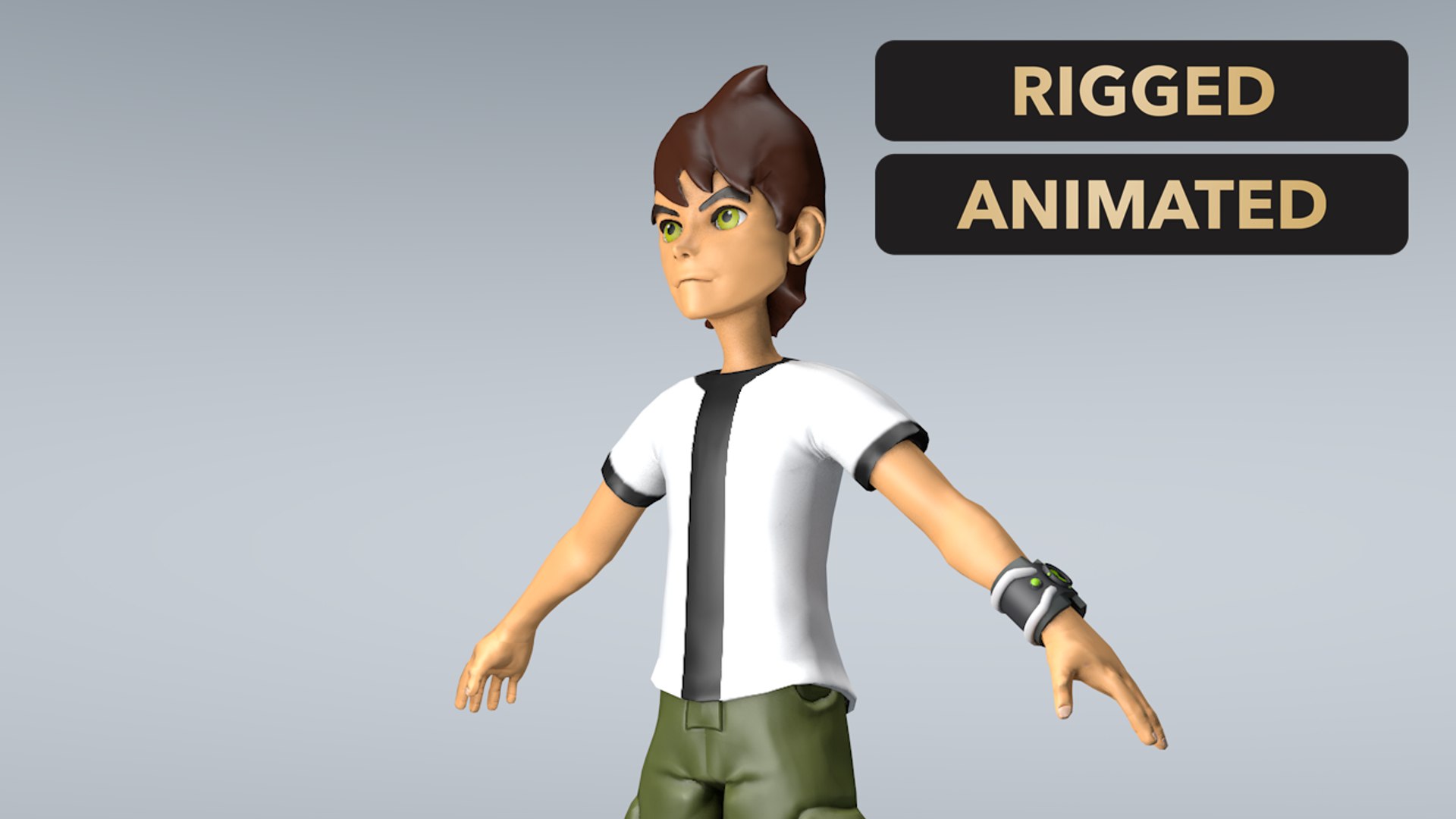 3D Ben 10 Model - TurboSquid 1313166