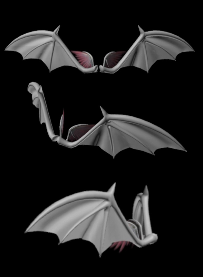 3d Demon Wing