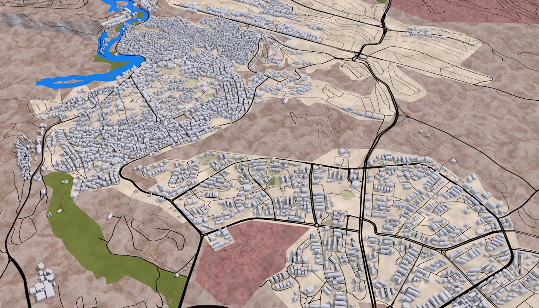 Damascus City Buildings 3D Model - TurboSquid 1410053