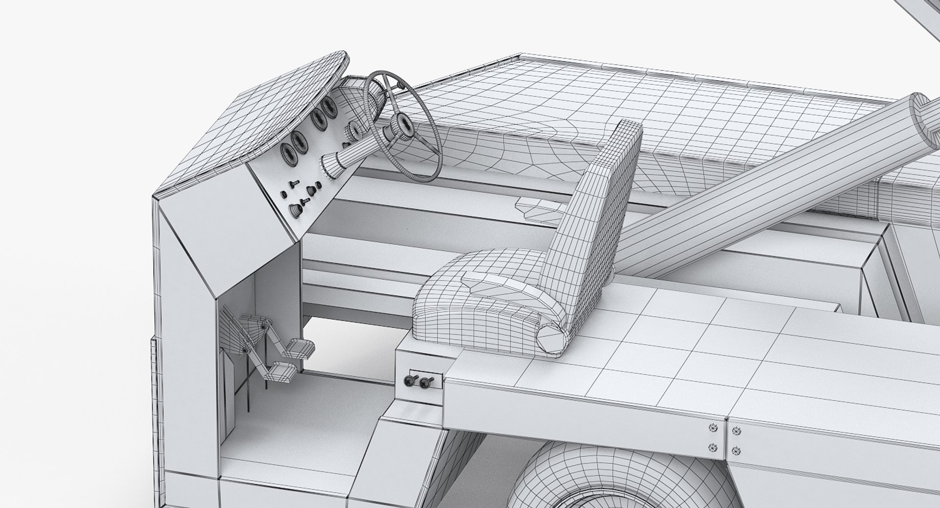 Belt Loader Tug 660 Model - TurboSquid 1230853