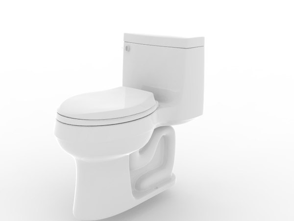 High-Precision Toilet 3D Model Rhino for Architectural Visualization
