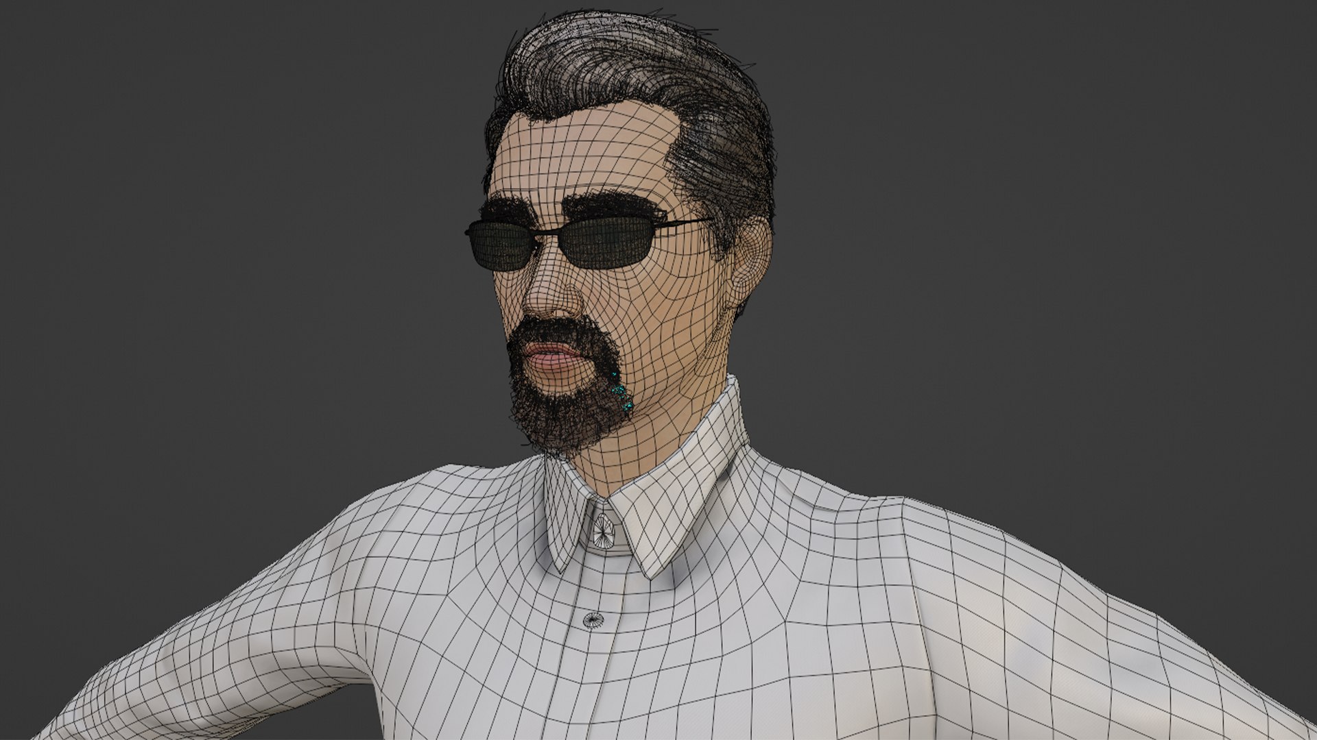 Realistic Rigged Style Office Gentleman Character 3D Model Model ...