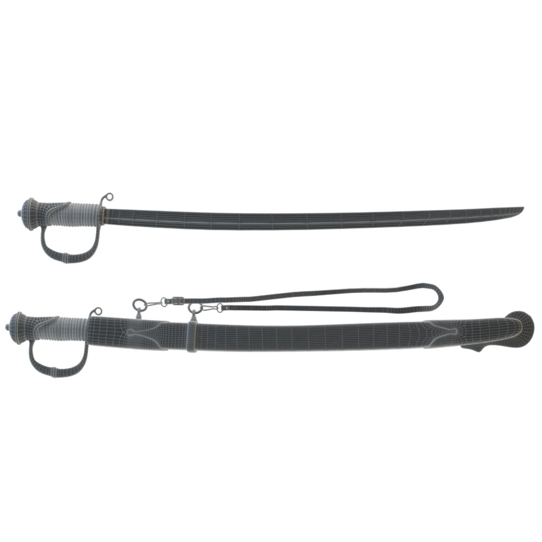 Old Saber 3D Model - TurboSquid 1591797