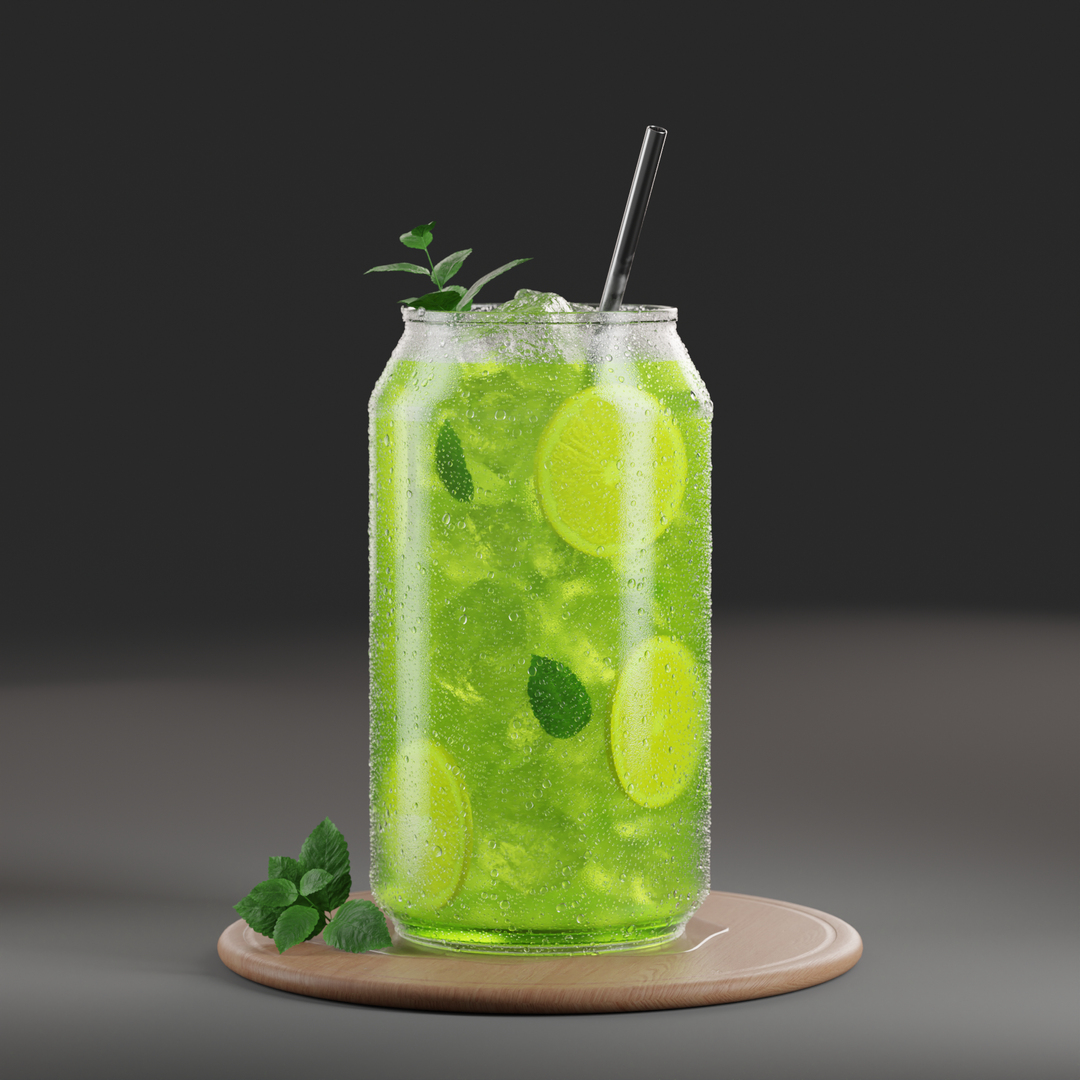 Cold Drink - Mojito Glass - 01 3D - TurboSquid 2132503