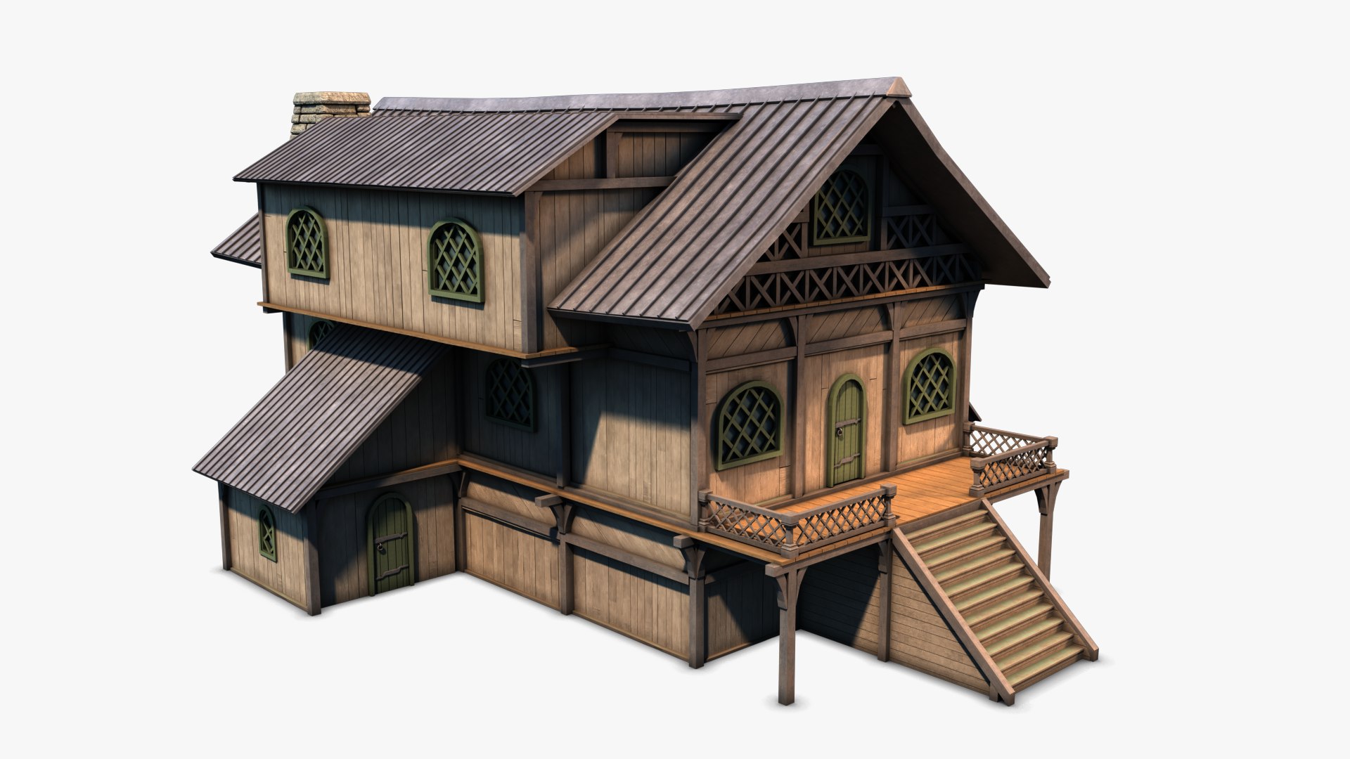 Cottage02 3D Model - TurboSquid 2008930