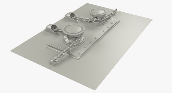 3D ship anchor chain winch model - TurboSquid 1309129