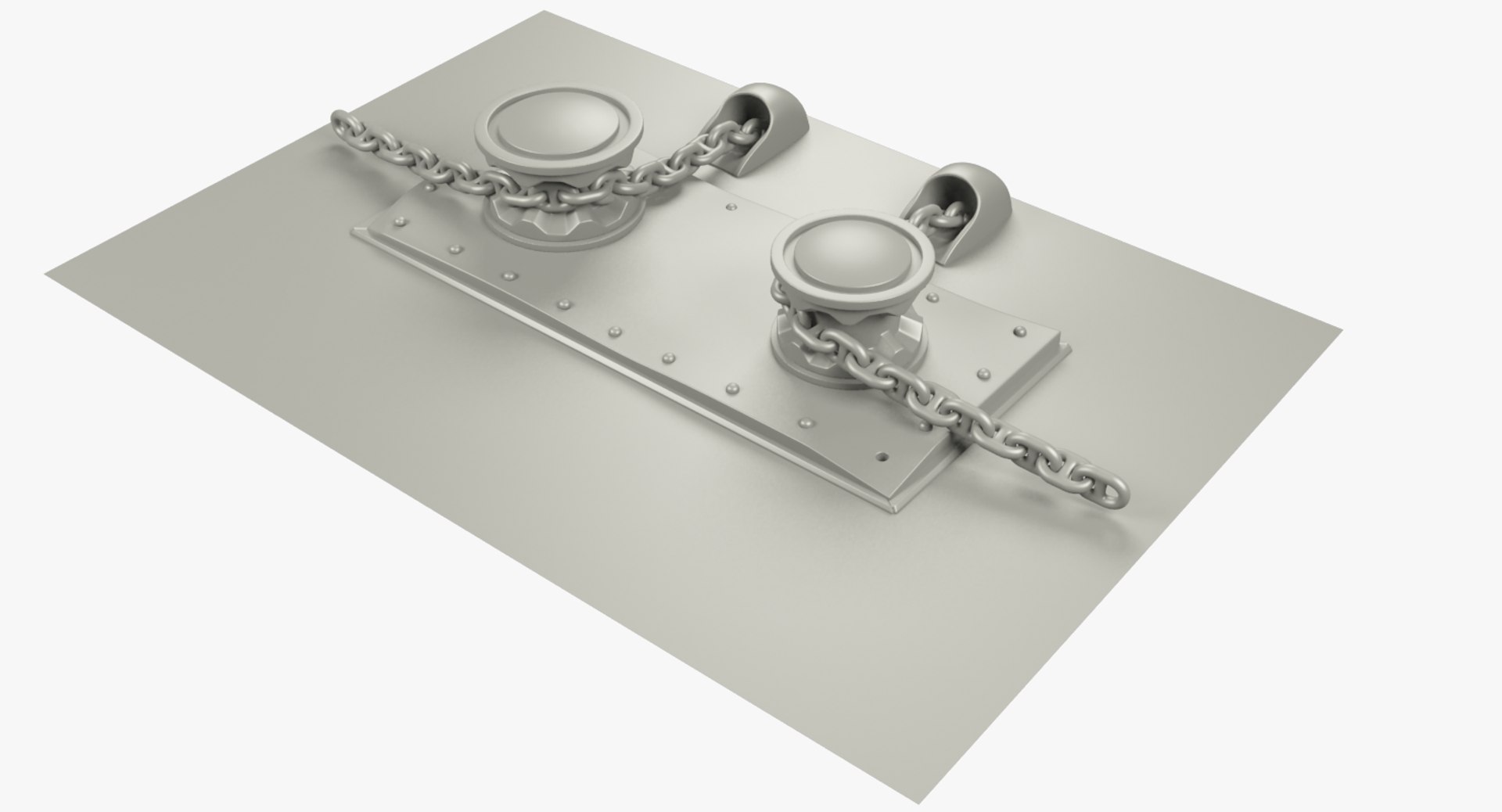 3D Ship Anchor Chain Winch Model - TurboSquid 1309129