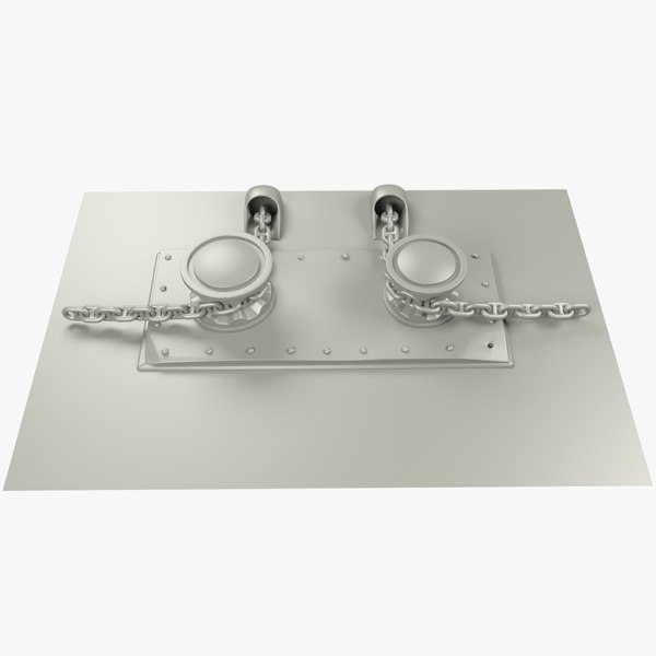 3D ship anchor chain winch model - TurboSquid 1309129