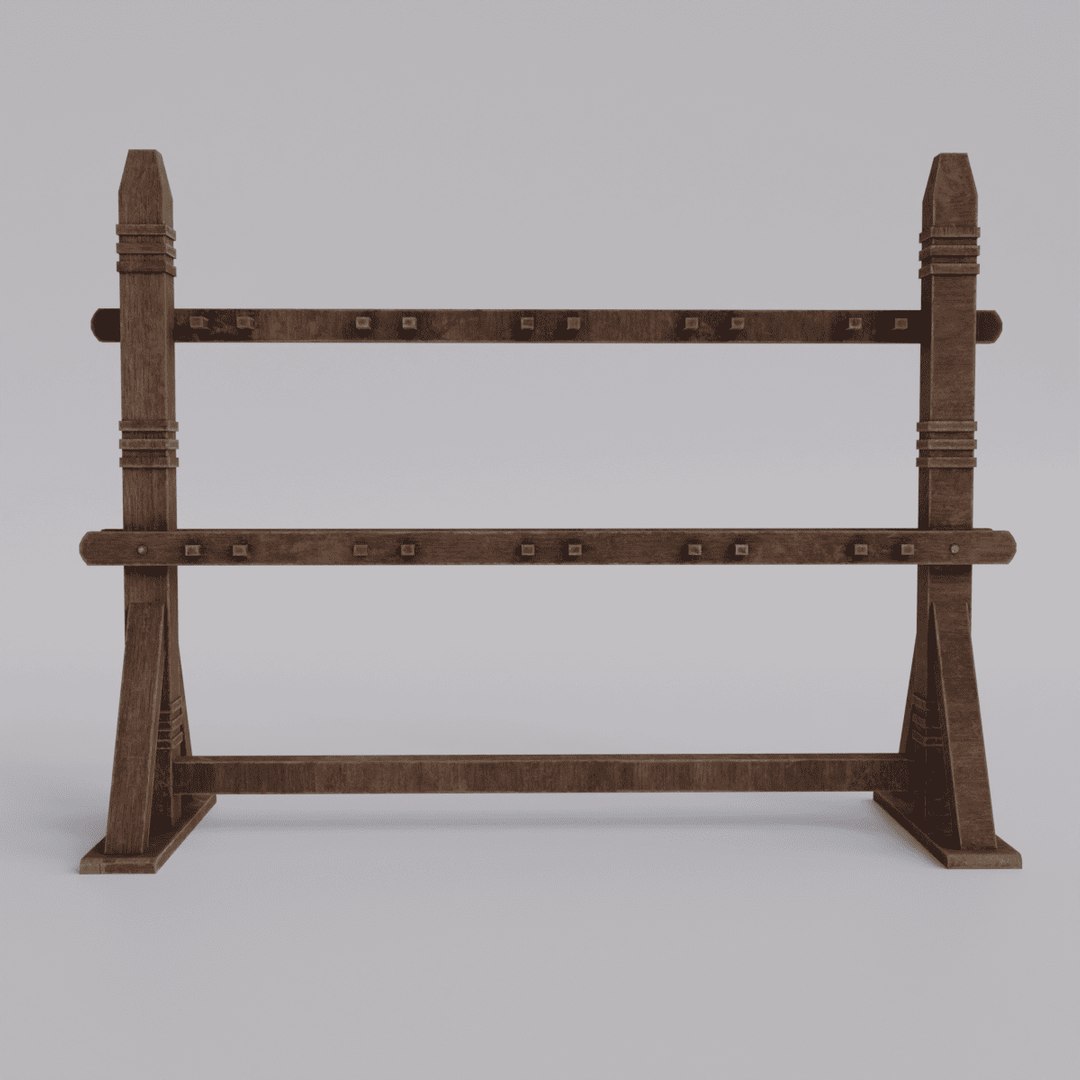 Weapon Stand 3D Model - TurboSquid 2338658